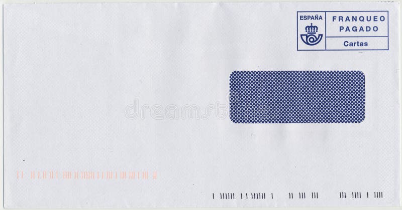 Letter Envelope from Spain in Madrid Editorial Photo - Image of post ...