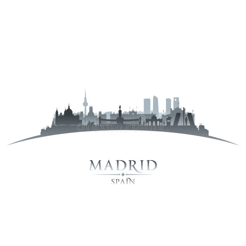 Madrid Silhouette Skyline. Spain - Madrid Vector City, Spanish Linear ...