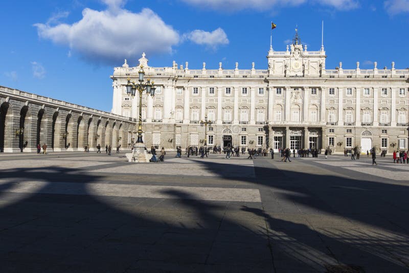 MADRID, SPAIN - DECEMBER 06, 2014: Royal Palace in Madrid Editorial ...