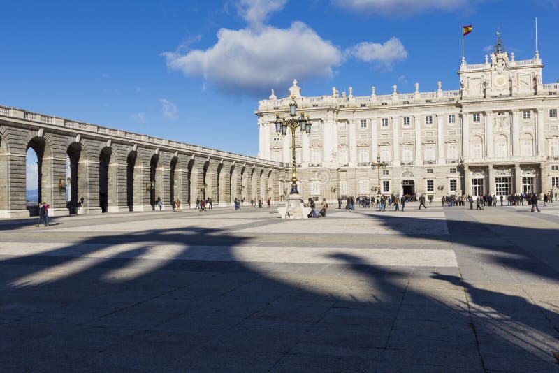 MADRID, SPAIN - DECEMBER 06, 2014: Royal Palace in Madrid Editorial ...