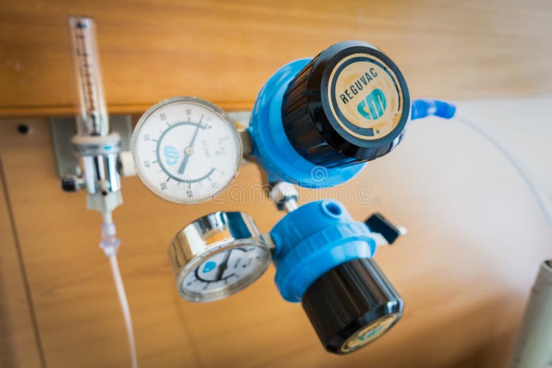 Madrid Spain 10 08 2020 Hospital Patient Oxygen Regulator Stock Photos ...