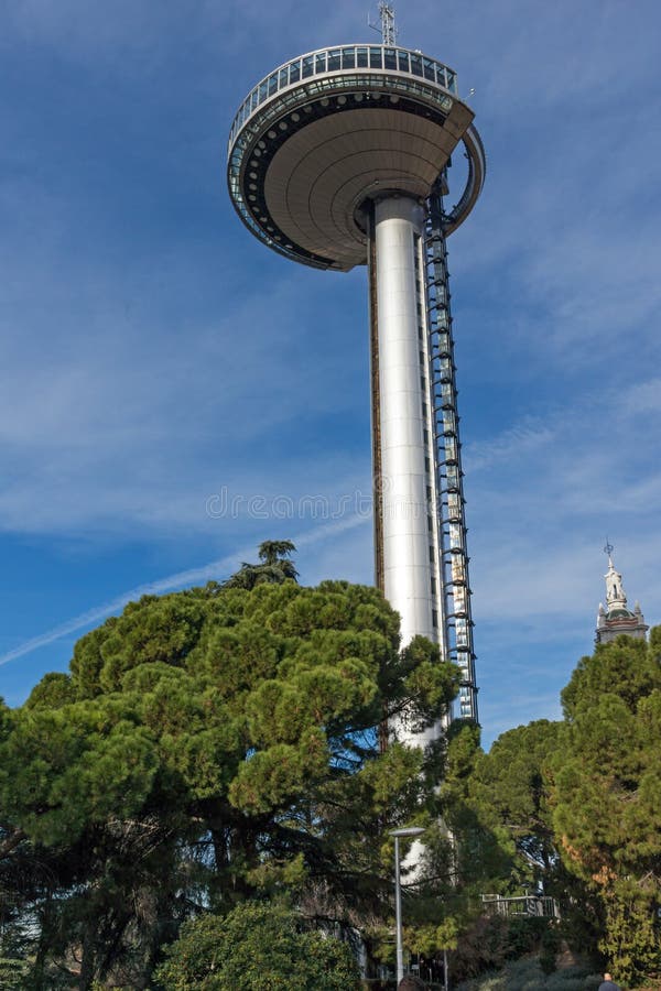 Lighthouse of Moncloa in City of Madrid, Spain Editorial Photo - Image ...