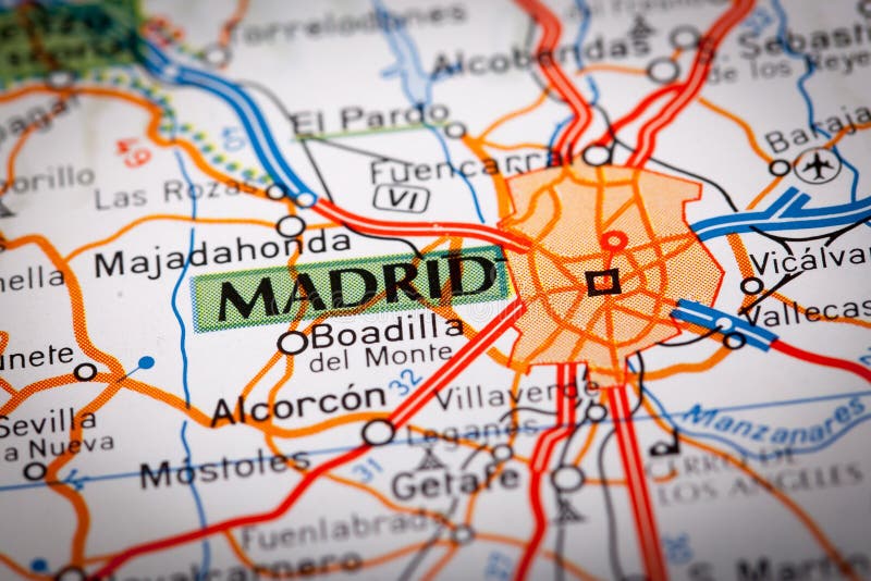 Madrid, Spain stock image. Image of terrain, holidays - 40398573