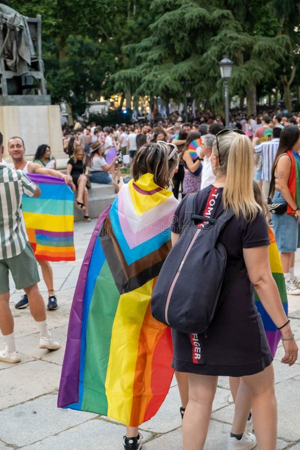 2023 07 01 Madrid, Spain. Pride Parade, this is the Climax of the ...