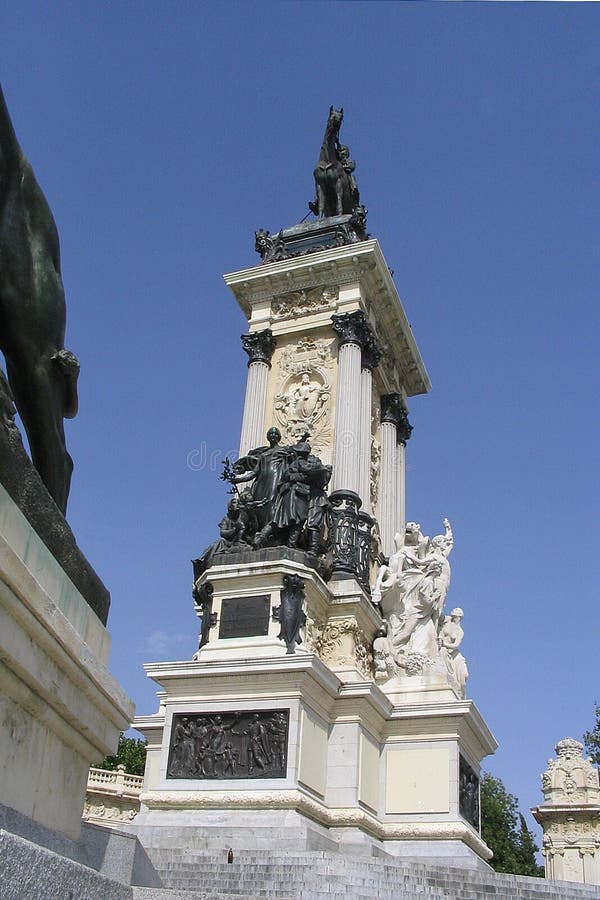 Madrid Statue Park stock image. Image of ornate, details - 174721