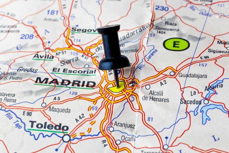Madrid stock photo. Image of arranging, holidays, pointing - 85444986