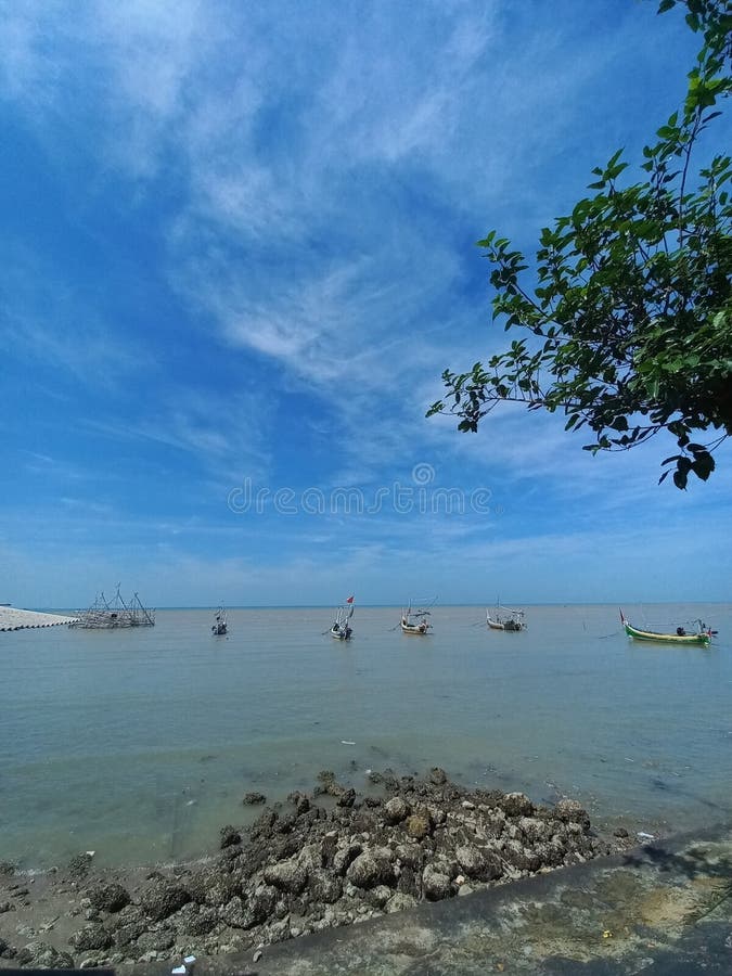 Madura coast stock photo. Image of nelayan, madura, side - 356624470