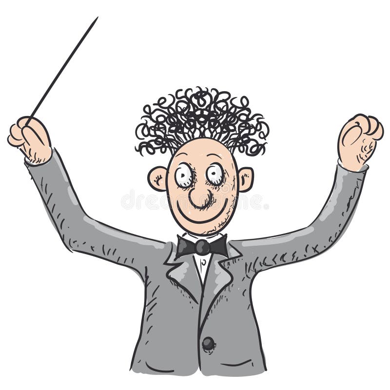 Maestro ilustração do vetor. Ilustração de diretor, sobressair - 43544409