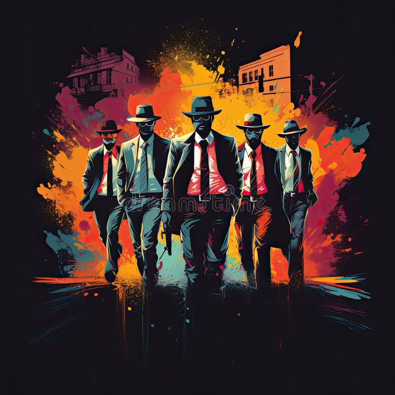 Mafia Shirt Design Stock Illustrations – 290 Mafia Shirt Design Stock ...