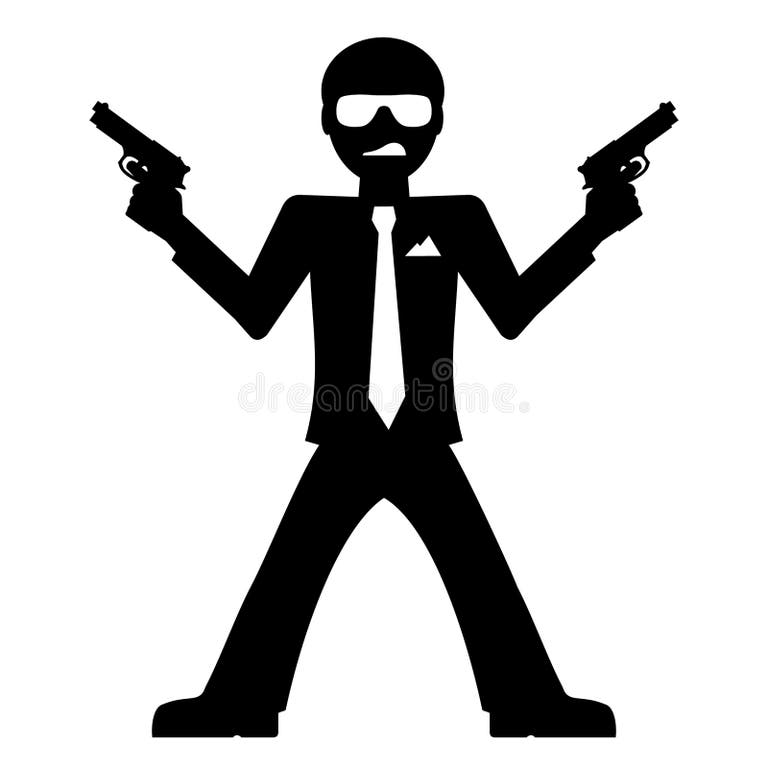 Angry Man Gun Cartoon Stock Illustrations – 306 Angry Man Gun Cartoon ...