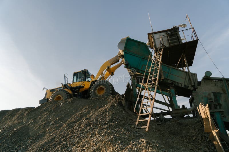 The Work of Mining Machinery. Editorial Stock Image - Image of august ...
