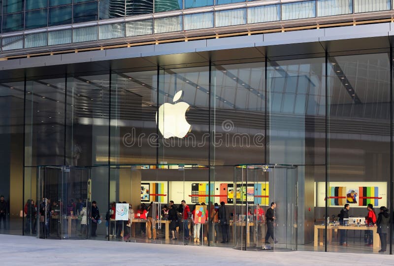 Magasin Emblématique D'Apple Image éditorial - Image du produits ...