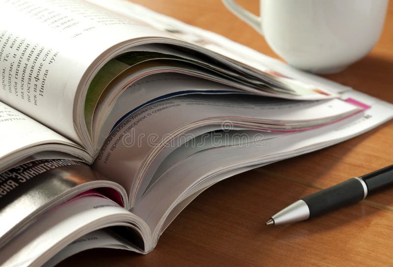 Magazine. stock image. Image of data, book, color, business - 14547157