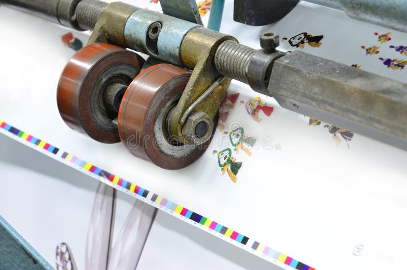 Magazine Binding Process after Offset Print. Stock Photo - Image of ...