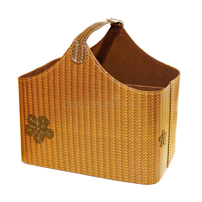 Magazine box stock image. Image of isolated, home, basket - 15666185