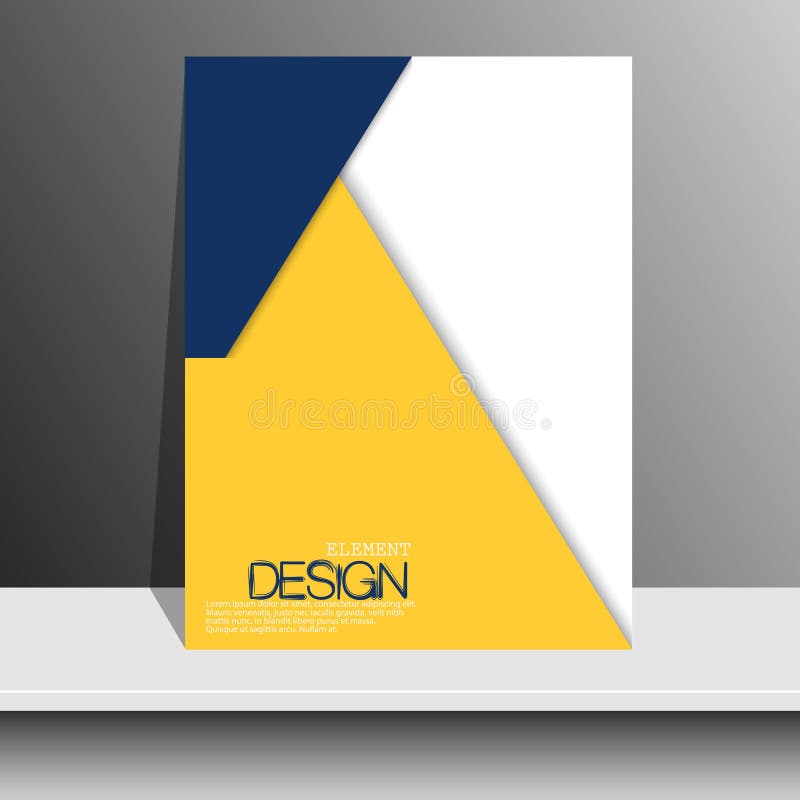 Magazine Cover Colored Paper Stock Vector - Illustration of diagram ...