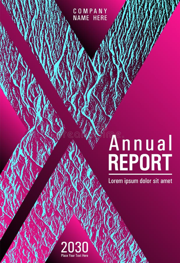 Magazine Cover Layout Vector Design. Stock Vector - Illustration of ...