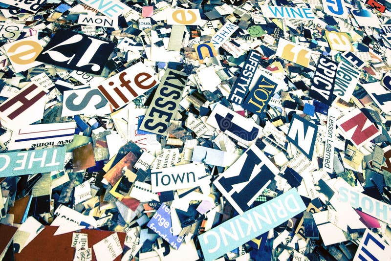 Words Cut Out Magazine Font Stock Photos - Free & Royalty-Free Stock ...