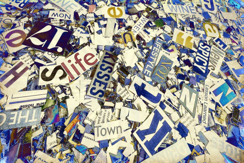 Magazine cut out stock image. Image of cuttings, blye - 107931185