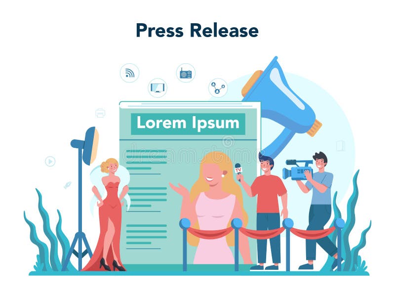 Magazine Editor Concept. Journalist and Designer Working Stock Vector ...