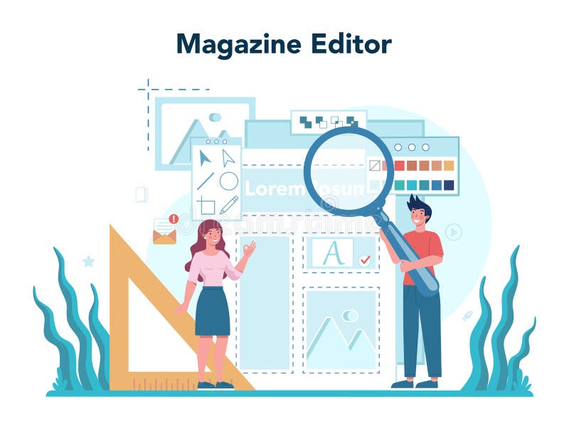Editor Magazine Stock Illustrations – 911 Editor Magazine Stock ...