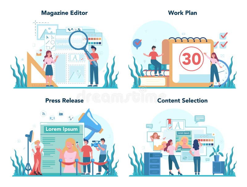 Press Release Cartoon Stock Illustrations – 570 Press Release Cartoon ...