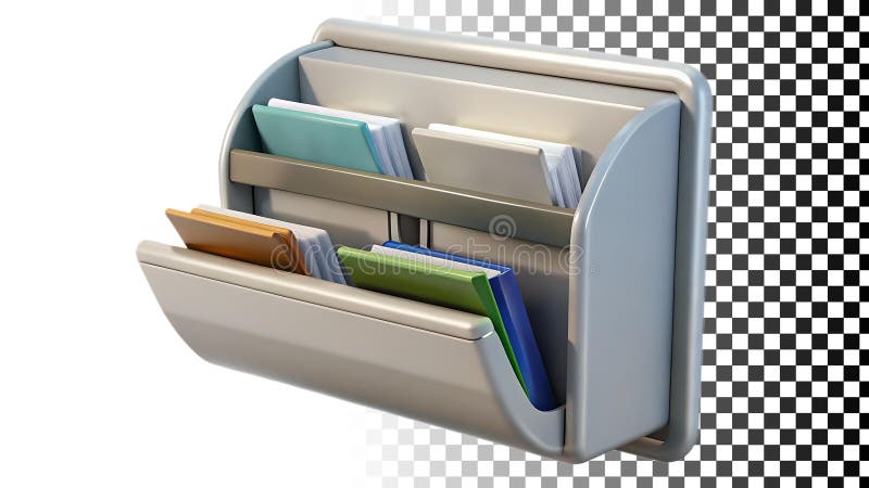 Magazine File Organizer Office Desk Accessory for Documents Png ...