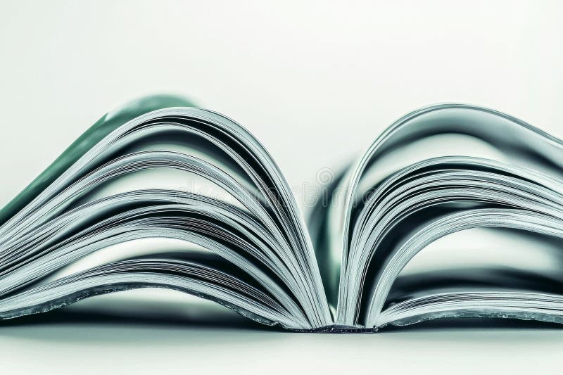 A Magazine Folded into the Shape of a Heart with Selective Focus Stock ...