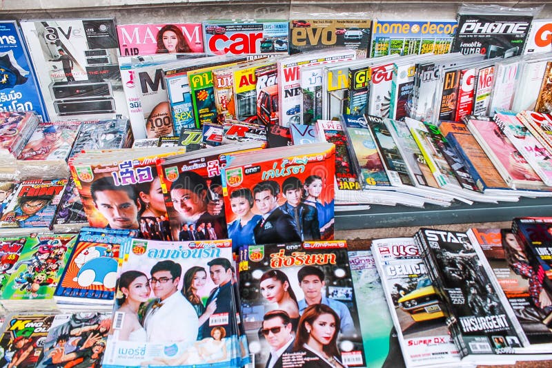 Magazine editorial photo. Image of book, magazinethailand - 56723991