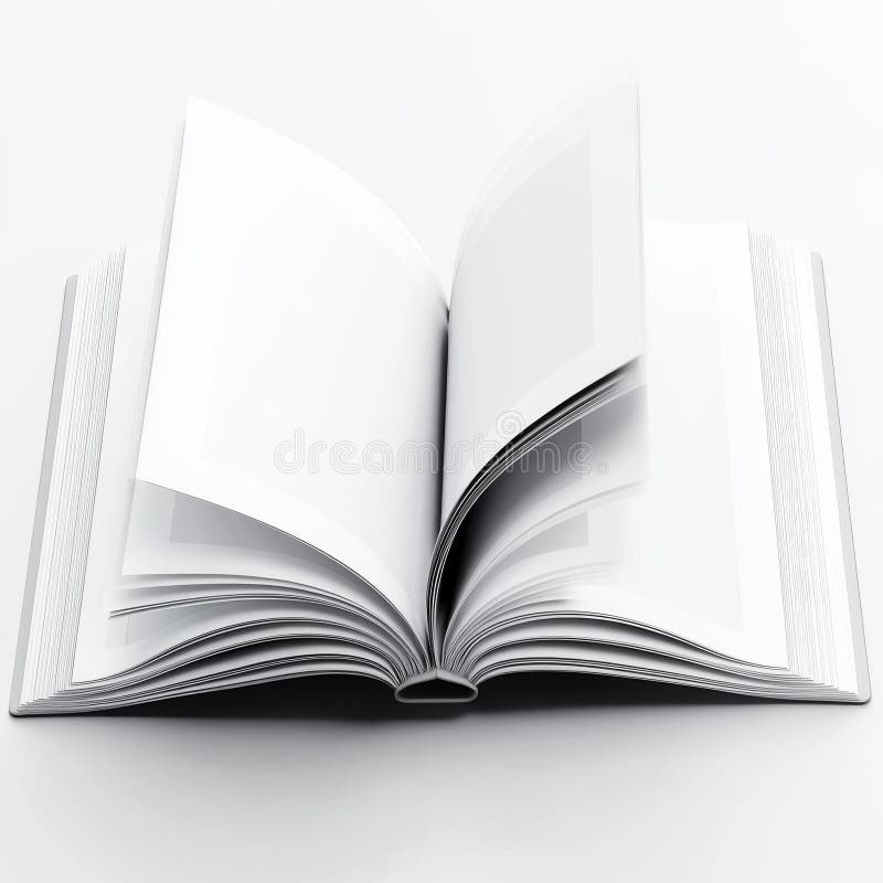 This Magazine Mockup with Empty Pages and Soft Shadows is Ideal for ...