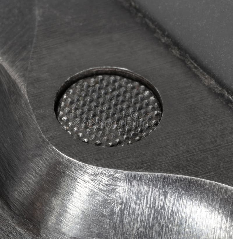 Magazine Release Button Fully Depressed Stock Photo - Image of silver ...