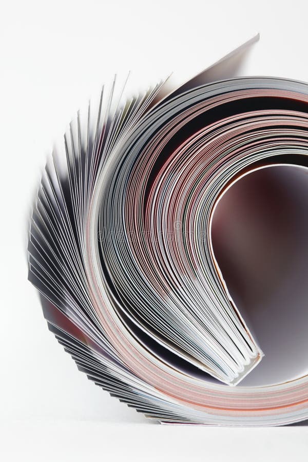 Magazine roll stock photo. Image of closeup, library - 16456194