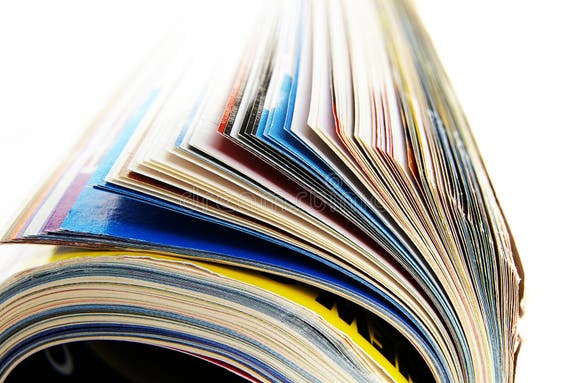 Magazine roll stock photo. Image of paper, detail, book - 4203132