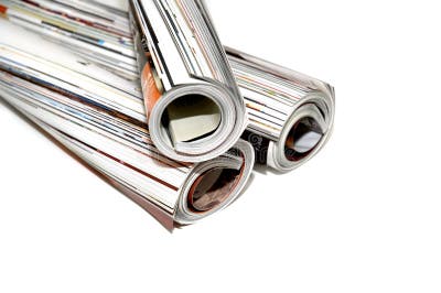 Magazine roll stock photo. Image of journalist, press, publication - 527854