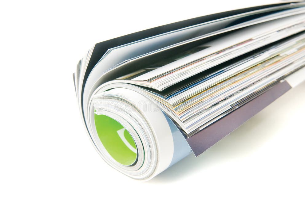 Magazine roll stock image. Image of correspondence, single - 6852023