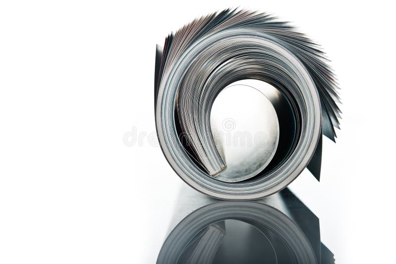 Magazine Roll stock photo. Image of business, color, document - 22139704