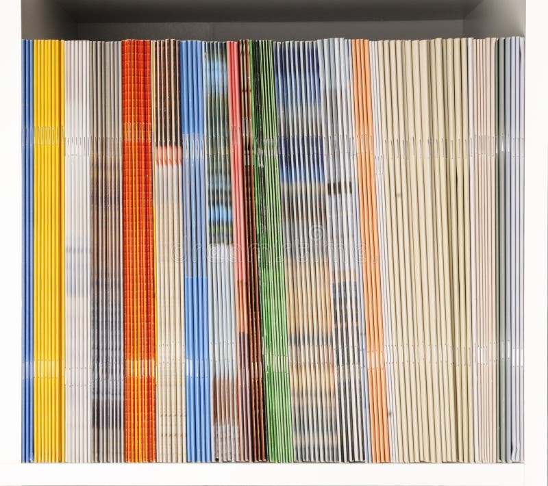 Magazine Shelf stock photo. Image of magazine, colorful - 4110532