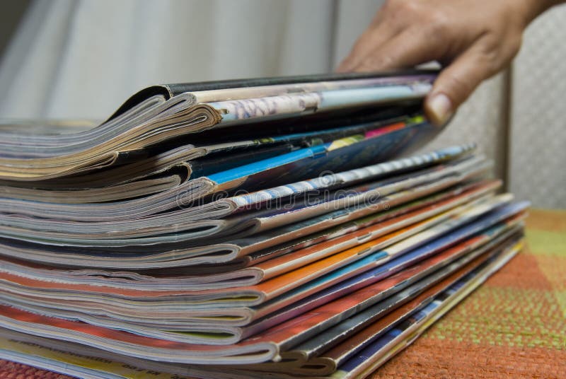 Magazine stack stock photo. Image of data, advice, gripping - 3982474