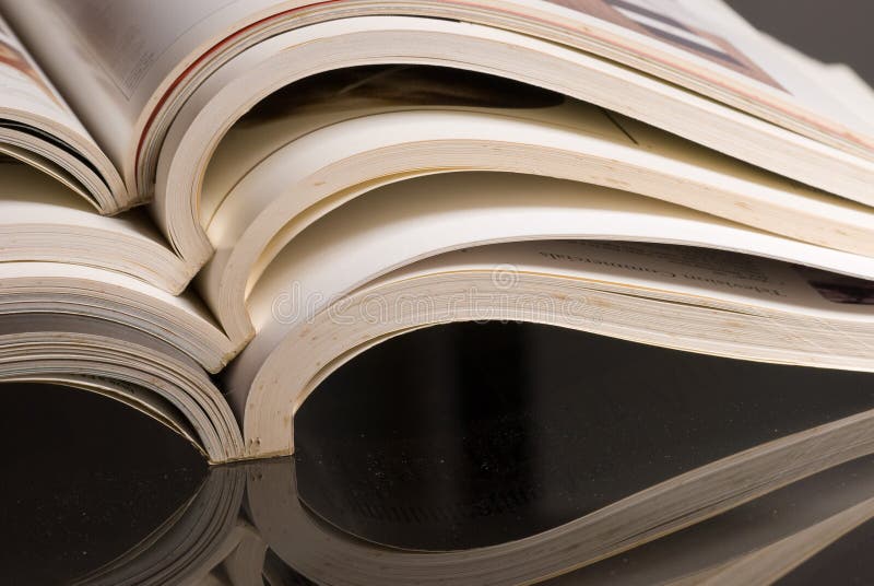 Magazine stack stock image. Image of communication, printed - 4603669