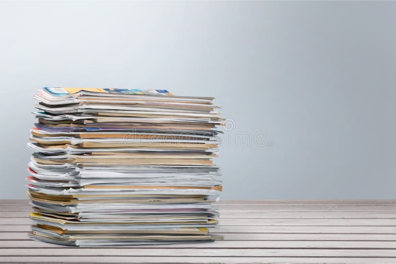 Magazine stock image. Image of objects, group, newspapers - 62441633