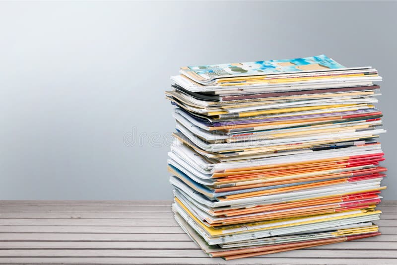 Magazine Stack stock photo. Image of differential, space - 6530074
