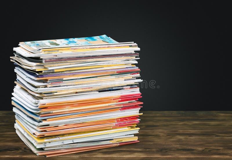 Magazine stock photo. Image of paper, information, media - 118886322