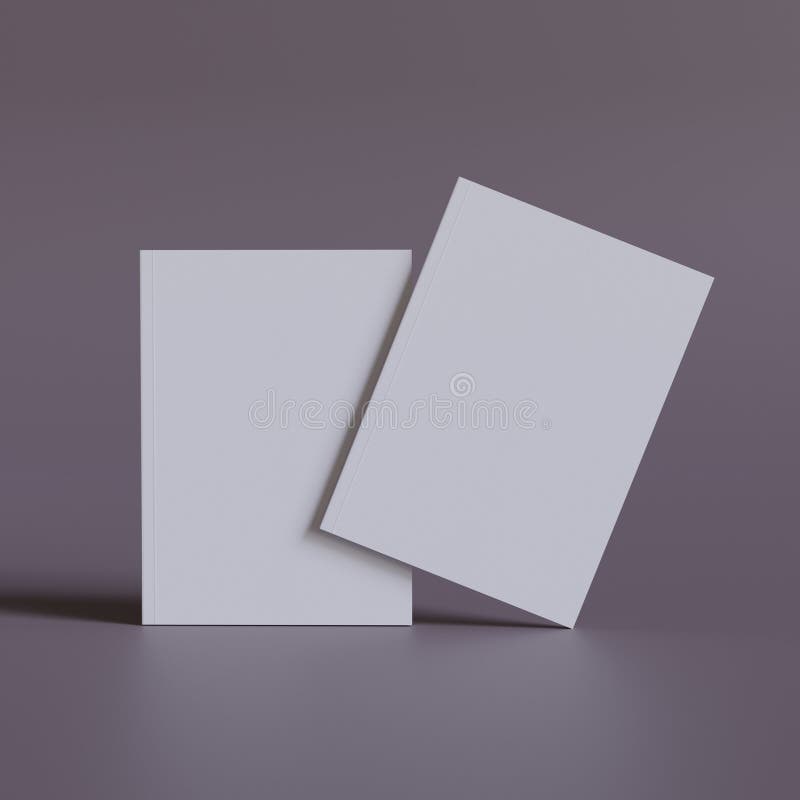 A4 Magazine White Color Rendering 3D Stock Photo - Image of catalog ...