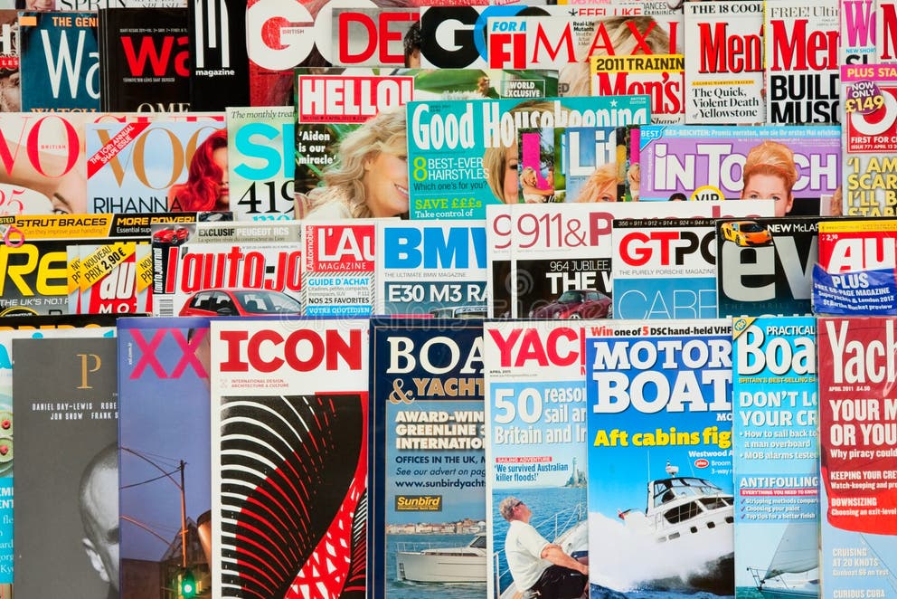 Magazines editorial stock image. Image of business, advertise - 19096354