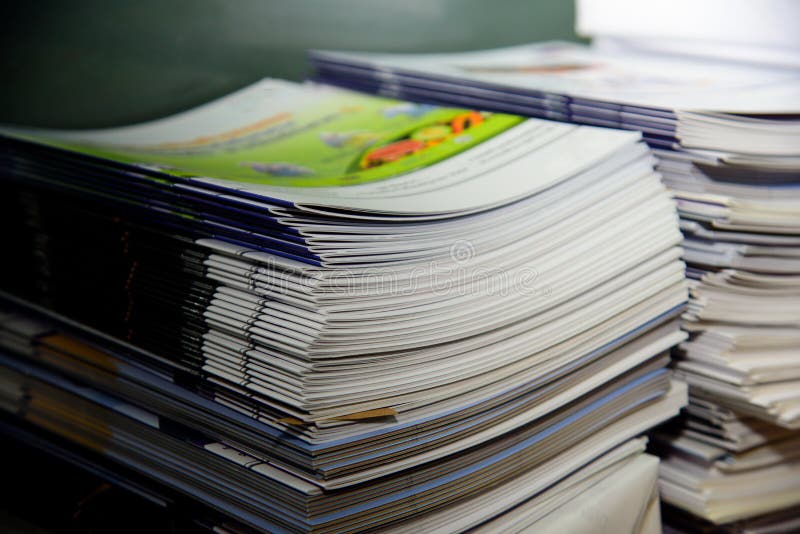 Magazines and Journals in the University Library Stock Photo - Image of ...
