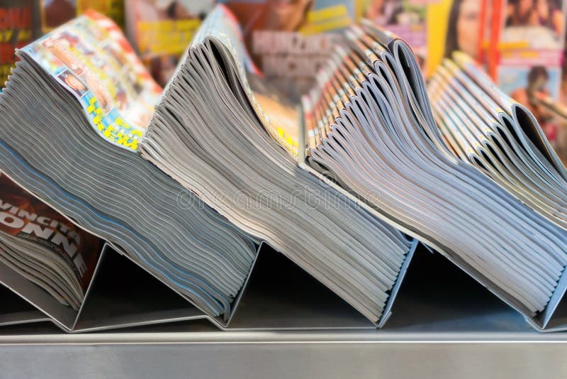 Magazines and newspapers stock image. Image of publishing - 43832749