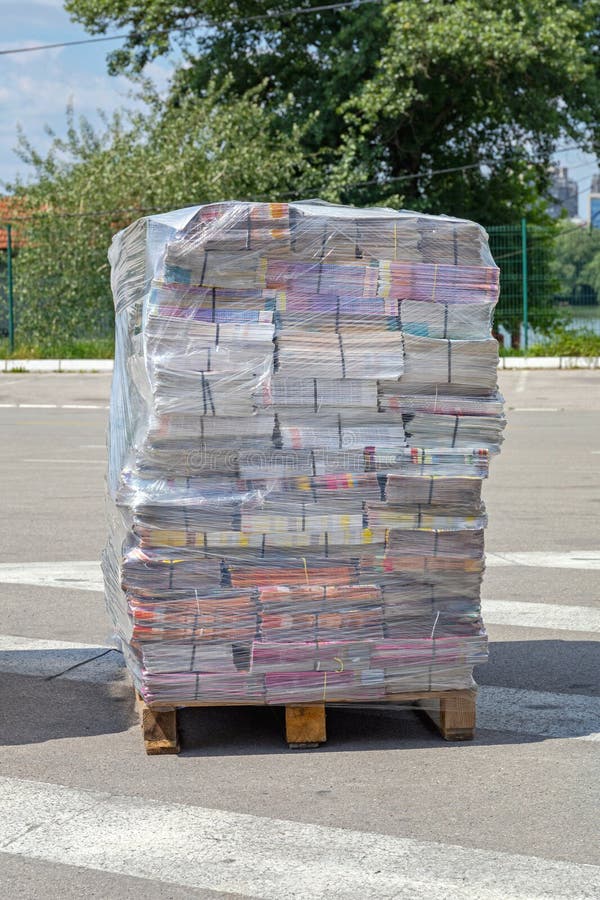 Magazines at Pallet stock image. Image of media, europe - 272006551