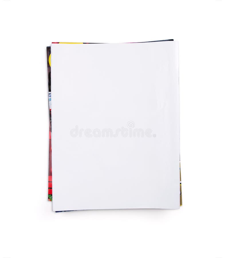 Blank magazine page stock image. Image of paper, single - 18916959