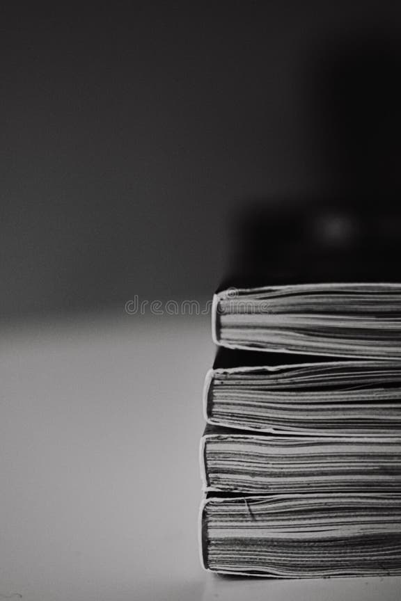 Magazines on the table stock image. Image of press, iron - 266180695