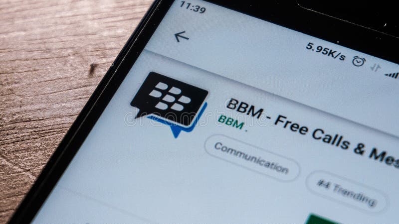 BBM app in play store editorial stock image. Image of finance - 151708044